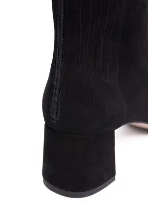 AQUAZZURA Square-toed Block Heel Ankle Boots