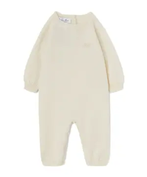 Loro Piana Lovely Cashmere Jumpsuit - White