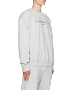 SPORTY  RICH Sporty & Rich Logo Print Sweatshirt