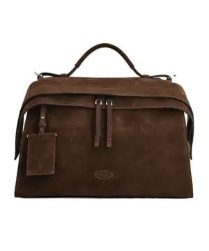 TOD'S Large Wave Suede Bag