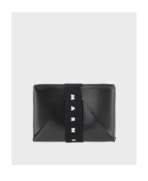 Marni Origami Logo Printed Cardholder
