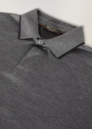 Loro Piana Lapel Long-sleeved Wool Sweater