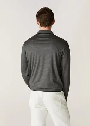 Loro Piana Lapel Long-sleeved Wool Sweater