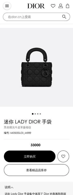 Dior Mini Lady Bag