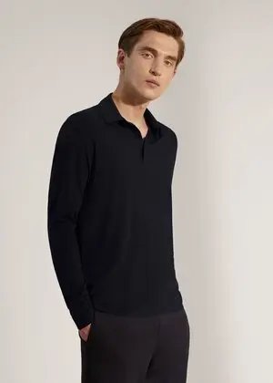 Loro Piana Long-sleeved Polo Shirt