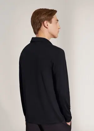 Loro Piana Long-sleeved Polo Shirt