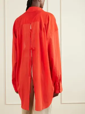 THE FRANKIE SHOP Melia Shirt - Orange