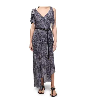 Isabel Marant Étoile Ruffled Short-sleeved Dress