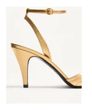 Valentino Garavani Ladycrush Sandal In Laminated Calfskin 85mm