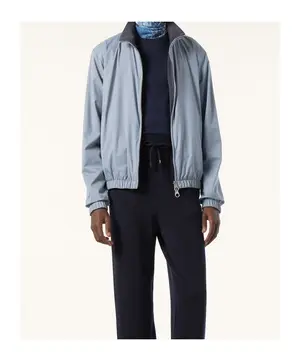 Loro Piana Bomber Jacket With Zip Up And Elasticated Details