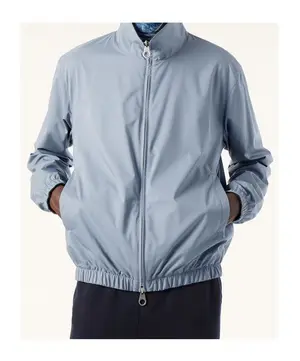 Loro Piana Bomber Jacket With Zip Up And Elasticated Details