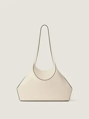Givenchy Small Facet Tote Bag In Grained Leather