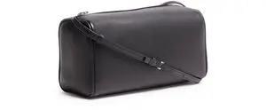 THE ROW 90's Leather Crossbody Bag - Black