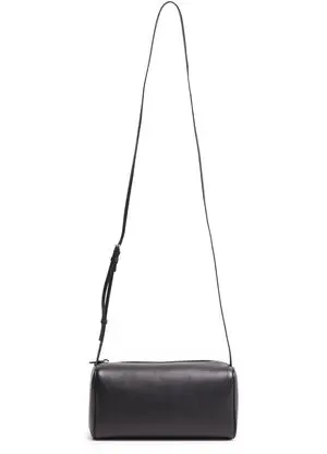 THE ROW 90's Leather Crossbody Bag - Black