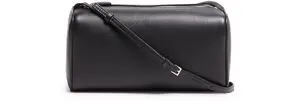 THE ROW 90's Leather Crossbody Bag - Black