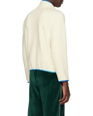SPORTY  RICH Sporty & Rich Fleece Logo Pullover