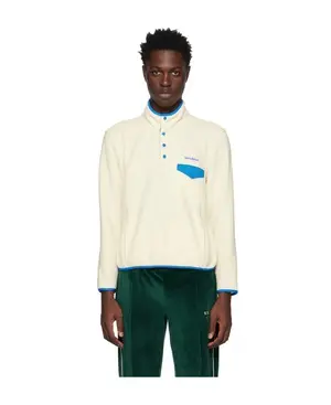 SPORTY  RICH Sporty & Rich Fleece Logo Pullover