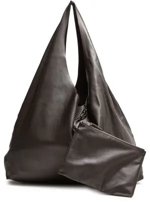 THE ROW Bindle Leather Hobo Bag
