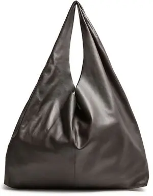THE ROW Bindle Leather Hobo Bag