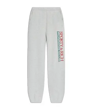 SPORTY  RICH Logo Pattern Sweatpants