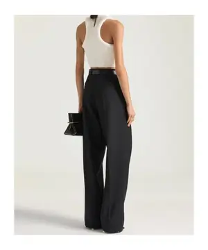 Givenchy Cropped Top In Knit With Embroidered Pearls
