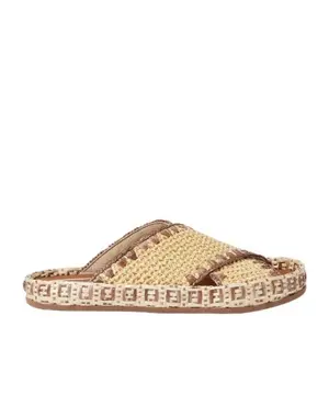 Fendi Crossover Flat Sandals