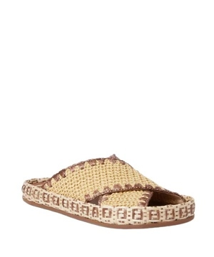 Fendi Crossover Flat Sandals