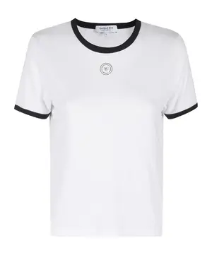 SPORTY  RICH Sporty & Rich Graphic Logo T-shirt - White