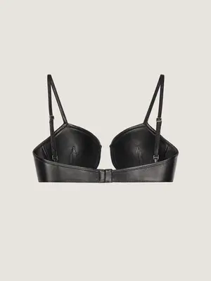 Givenchy Cutaway Bra In Leather