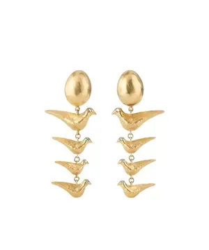 Givenchy Lucky Charms Earrings In Metal - Aureus