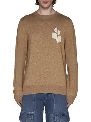 Isabel Marant Étoile Logo Intarsia Crewneck Knitted Jumper
