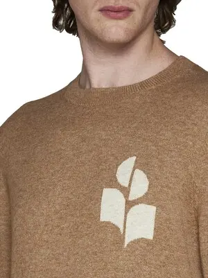 Isabel Marant Étoile Logo Intarsia Crewneck Knitted Jumper