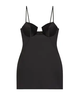 Givenchy Cutaway Mini Dress In Satin