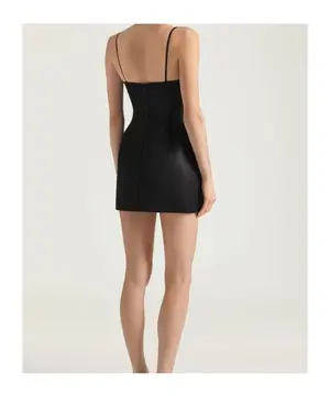 Givenchy Cutaway Mini Dress In Satin