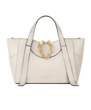Givenchy Small The Snatch Bag In Grained Leather - Cream