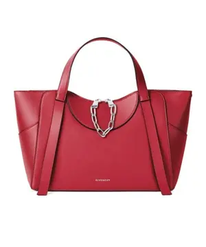 Givenchy Medium The Snatch Bag In Grained Leather - Equestrian Red