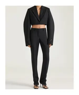 Givenchy Skinny Pants In Wool And Mohair