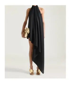 Givenchy Sliced Square Heeled Sandals In Mirror Effect Leather