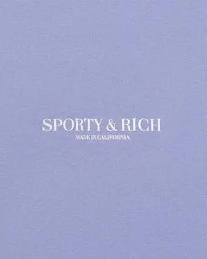 SPORTY  RICH Sporty Rich Logo Printed Crewneck Sweatshirt