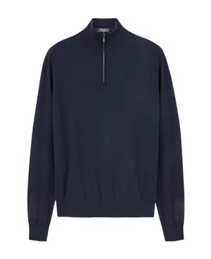 Loro Piana Zipper Sweater - Black