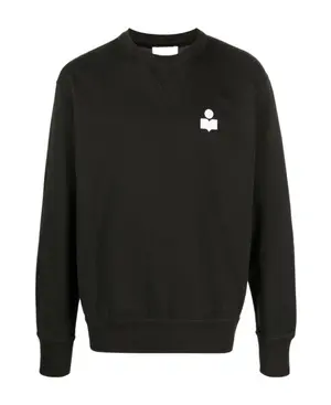 Isabel Marant Étoile Long-sleeved Crewneck Sweatshirt - Black