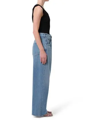 AGOLDE Denim Trousers With Belt Loops