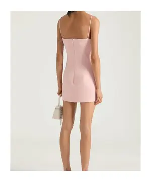 Givenchy Sliced Mini Dress In Crepe Cady