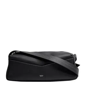 Max Mara Skippers Grained Leather Shoulder Bag