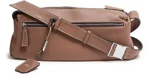 Max Mara Skippers Grained Leather Shoulder Bag