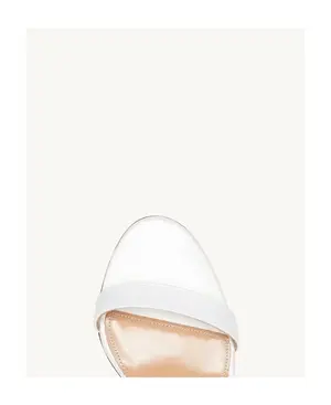 AQUAZZURA So Nude 85 Satin Slack-heeled Sandals