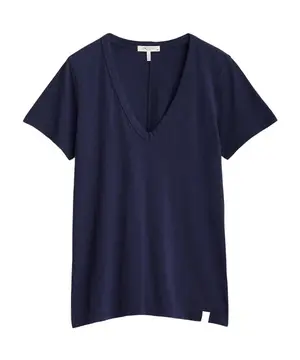 Rag & Bone Rag Bone The Slub Vee T-shirt - Black