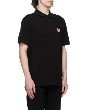 Kenzo Logo Embroidered Short-sleeved Polo Shirt