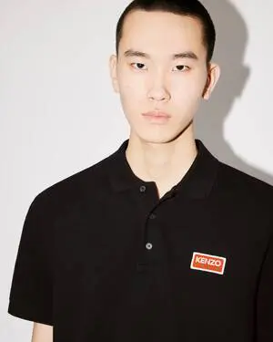 Kenzo Logo Embroidered Short-sleeved Polo Shirt