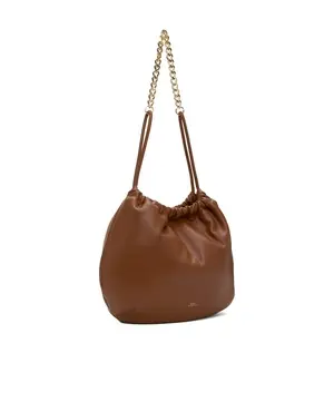 A.p.c. Gathered Chain Shoulder Bag